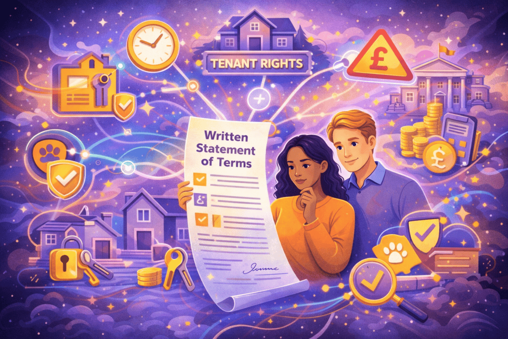 What should I receive before I agree a new tenancy from 1 May 2026 ...